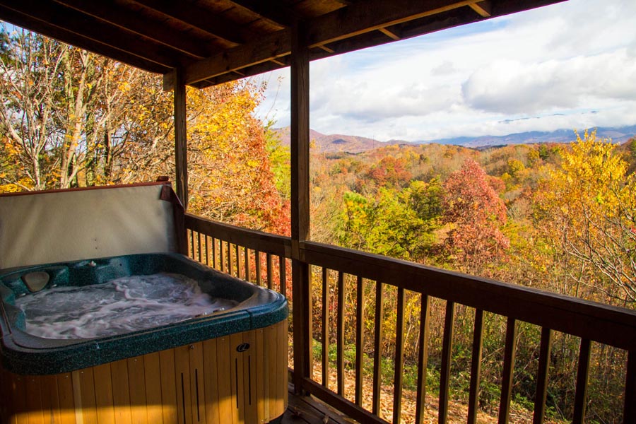 Romantic Gatlinburg Mountain View Cabin | Autumn Ridge Cabin Rentals